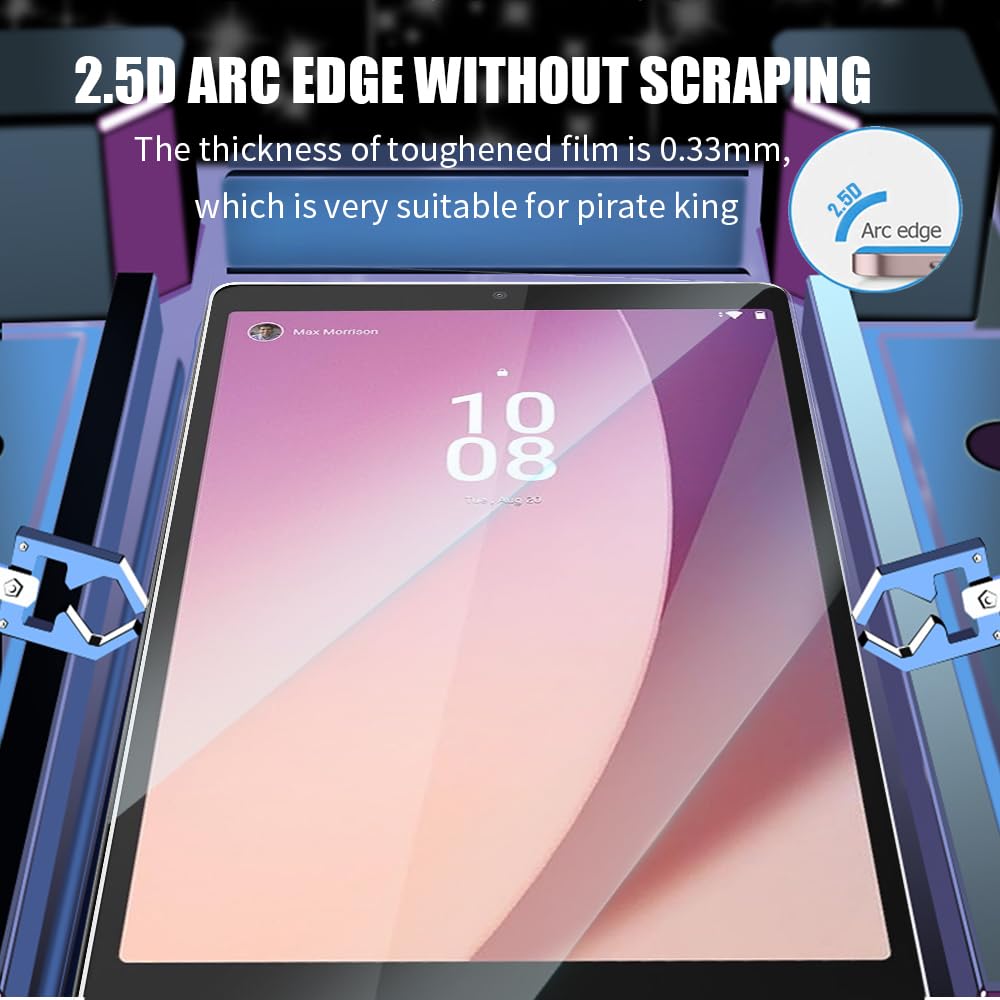 Junfire [2 Packs] Tempered Glass Screen Protector for Lenovo Tab M10 Plus 3rd Gen 2022, Lenovo M10 Plus 3rd Gen Screen Protector 10.6 Inch, 9H Hardness/High Definition/Easy Installation/Case Friendly