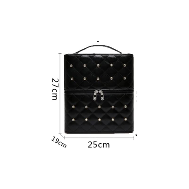 LEPSJGC Makeup Bag Cosmetic Box Women Casual Folding Travel Storage Case Large Capacity Suitcase