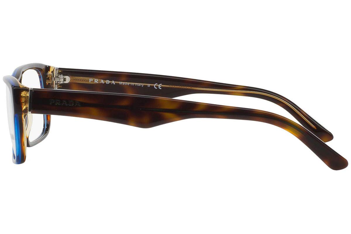 Eyeglasses Prada PR 16MV ZXH1O1 TORTOISE DENIM DEMO LENS 55mm