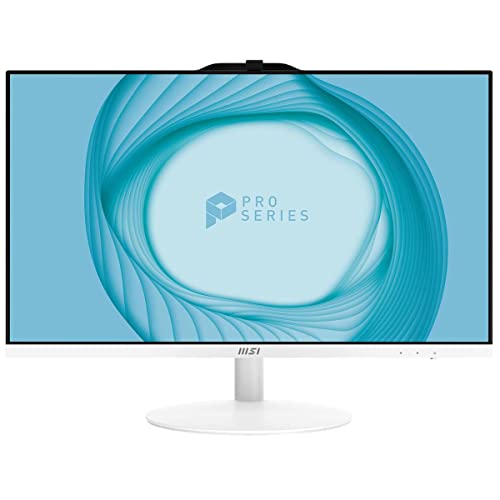 MSI PRO AP272 AIO Desktop, 27" FHD IPS-Grade LED, Intel Core i7-12700, 16GB Memory, 250GB SSD, WiFi 6, BT 5.1, Black, 3-YR Warranty, Windows 11 PRO (12M-030US)