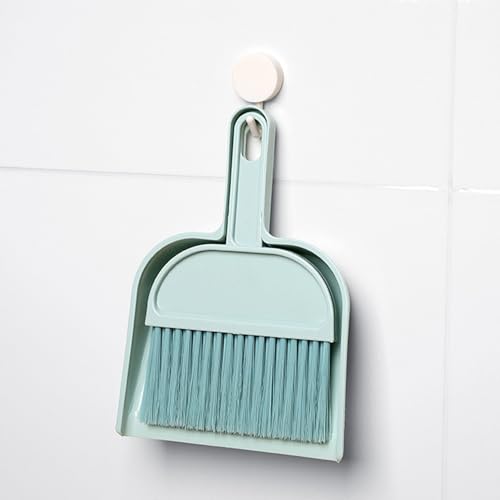 Mini Desktop Broom and Dustpan Set Tiny Portable Cleaning Brush for Versatile Household Use