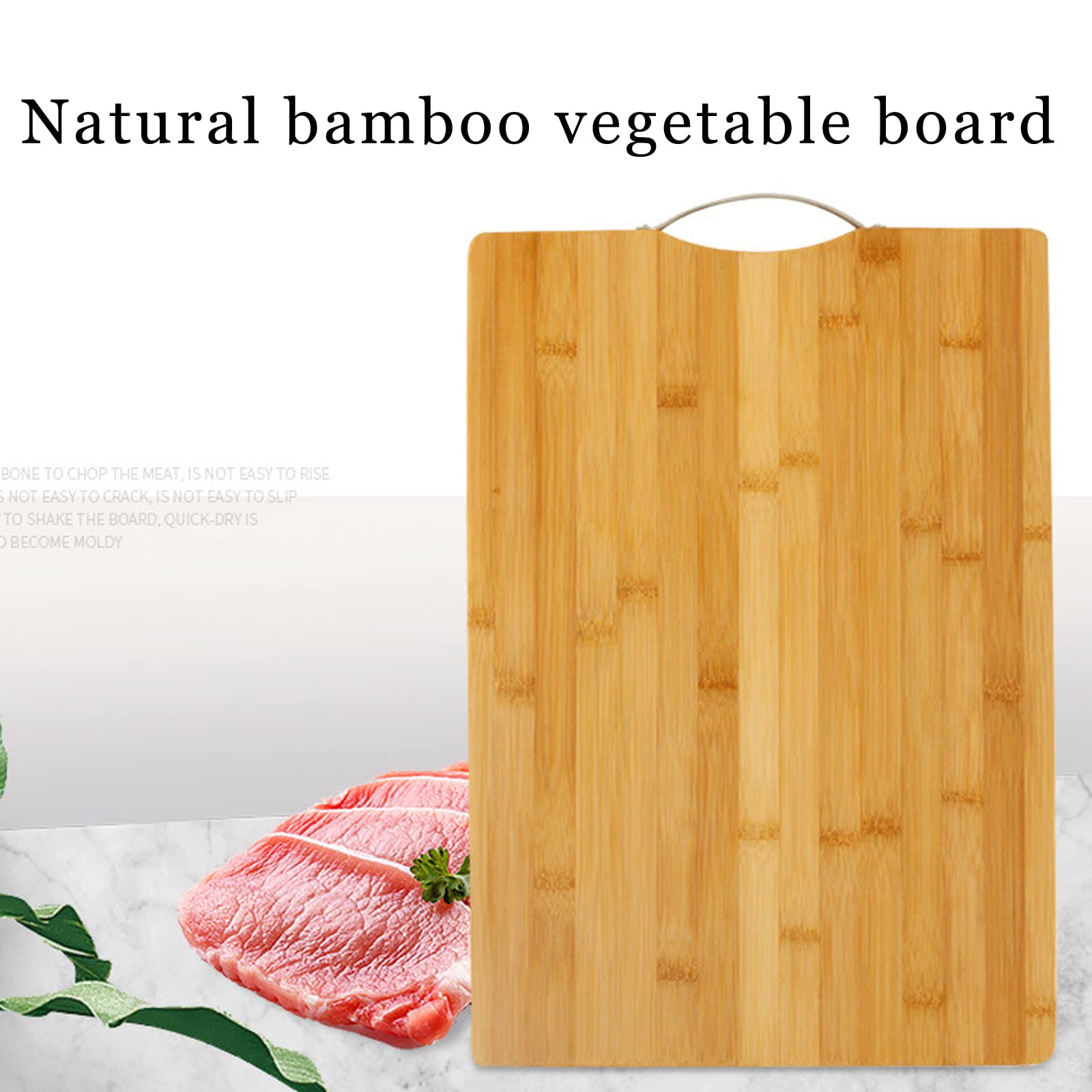 Kitchen Organic Bamboo Cutting Board with Easy Grip Handle,BPA Free Food Safe Wheat straw PP material Cutting Board combination. chinese Cutting Board