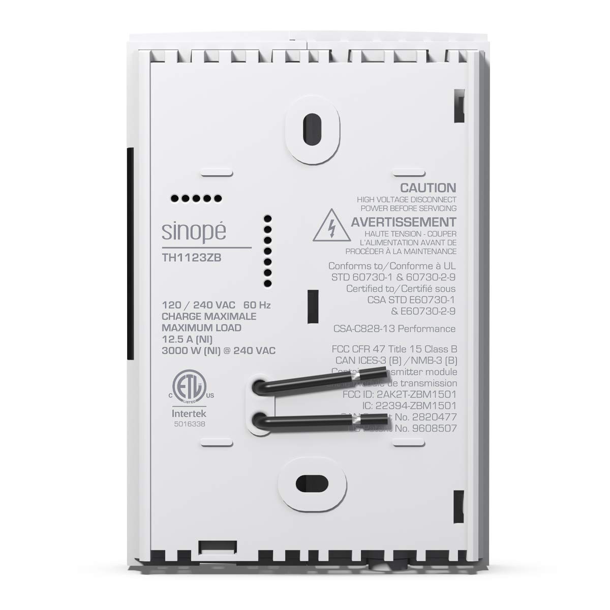 Sinopé Smart Thermostat for Electric Heating TH1123ZB (Compatible with Alexa) 3000 W / 240 V