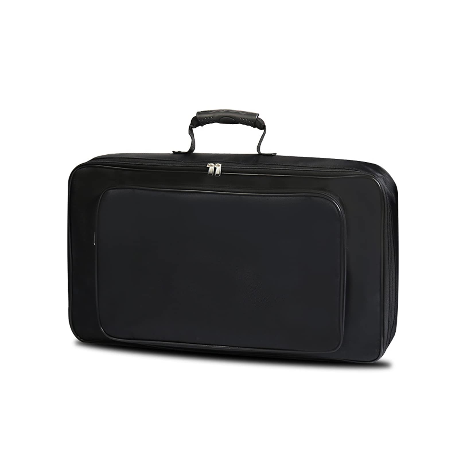 HFINGF Padded Carrying Bag, Gig Bag For Micro Controllers, DJ Controller Bag For Keyboards, Pedals, DJ Controllers, DJ Carrying Case With Shoulder Straps, 23.6"x12.9"x3.9", Black