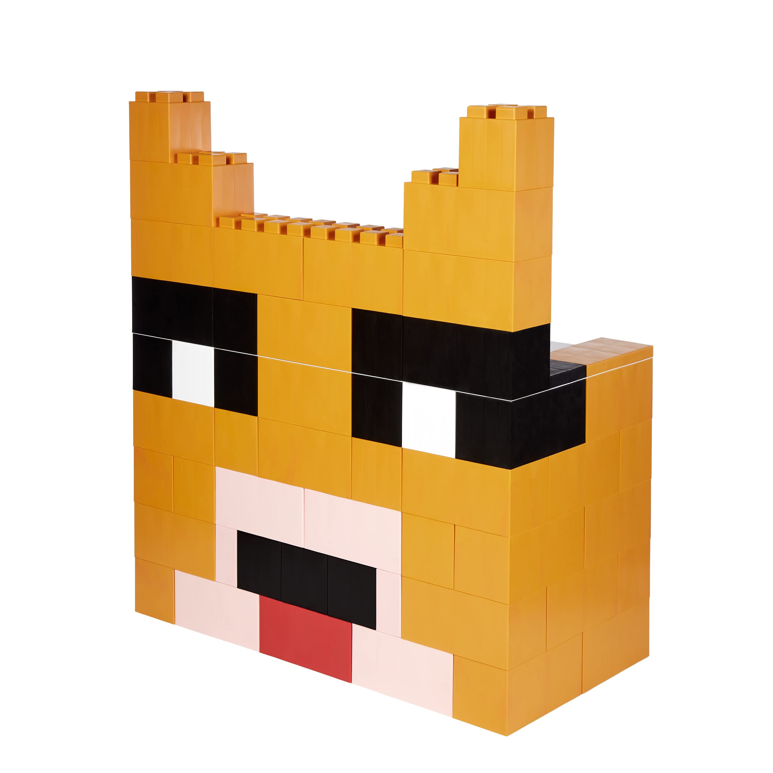 EverBlock Dog Animal Desk Kit with Stool | 48”L x 24”W x 54”H | Modular Building Blocks | Kids Work Desk | Durable Construction | Easy to Connect & Reuse | Indoor & Outdoor Use