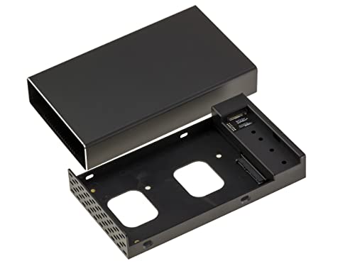 KALEA-INFORMATIQUE USB Aluminum Case for SATA 2.5 3.5 HDD Disk and M2 NVMe SSD - CLONING Function - USB3.1 10G