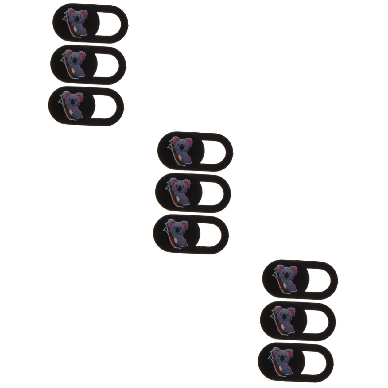 Mobestech 9 Pcs Camera Privacy Cover Environmental Protection Material Plastic Cell Phone Tablet