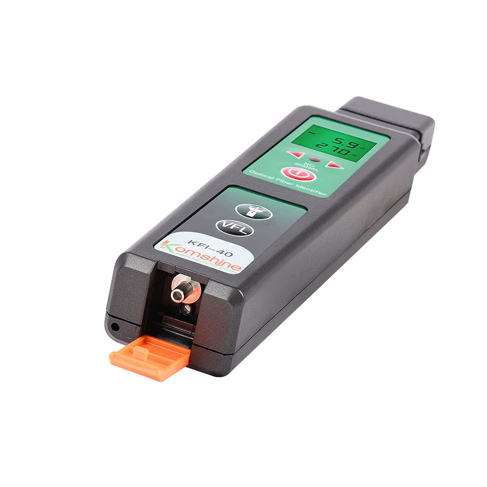 New Optical Fiber Identifier Komshine KFI-40 Fiber Detector with 10mw VFL Function, LED Display