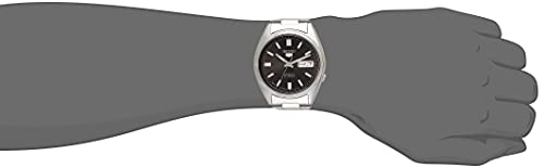 Seiko 5 Automatic Gents Stainless Steel Watch, Black Dial - SNXS79J1 - (Made in Japan) by Seiko Watches