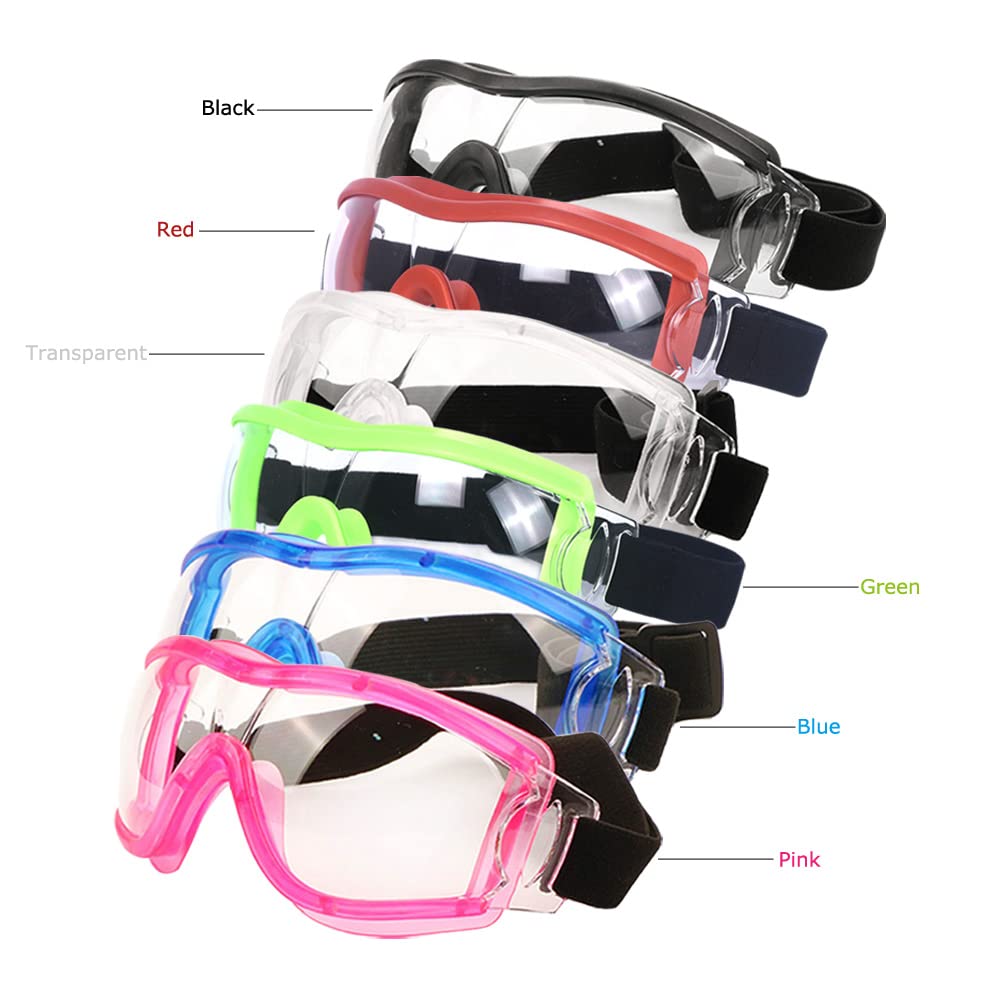 Fx-miRo Safety Glasses,Protective Goggles Anti fog and UV, Protection Work Goggles Seal Spectacles for DIY, Lab,Outdoor (pink)