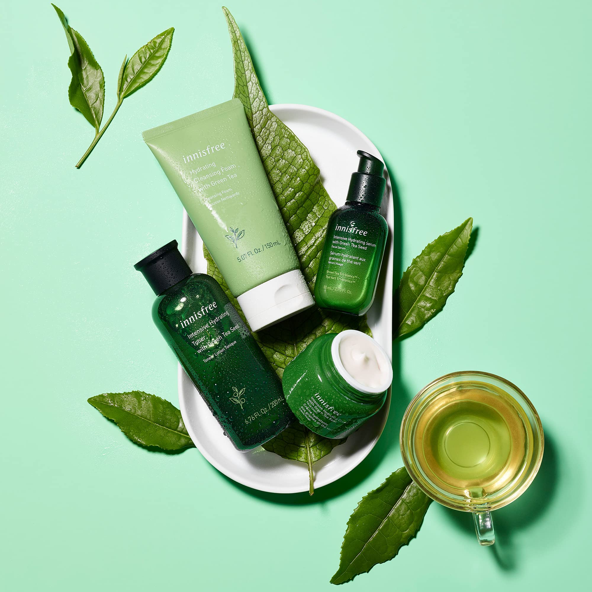 innisfree Green Tea Seed Intensive Hydrating Cream Face Moisturizer , 1.69 Fl Oz (Pack of 1)