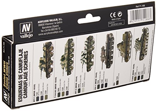 Vallejo Soviet Afv WWII Camo Colors Paint