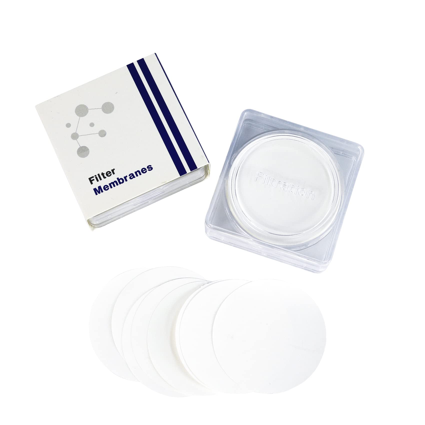 Labfil Nylon Disc Membrane Filters Hydrophilic, Diameter 47 mm, Pore Size 0.22 Âľm, Pack of 50