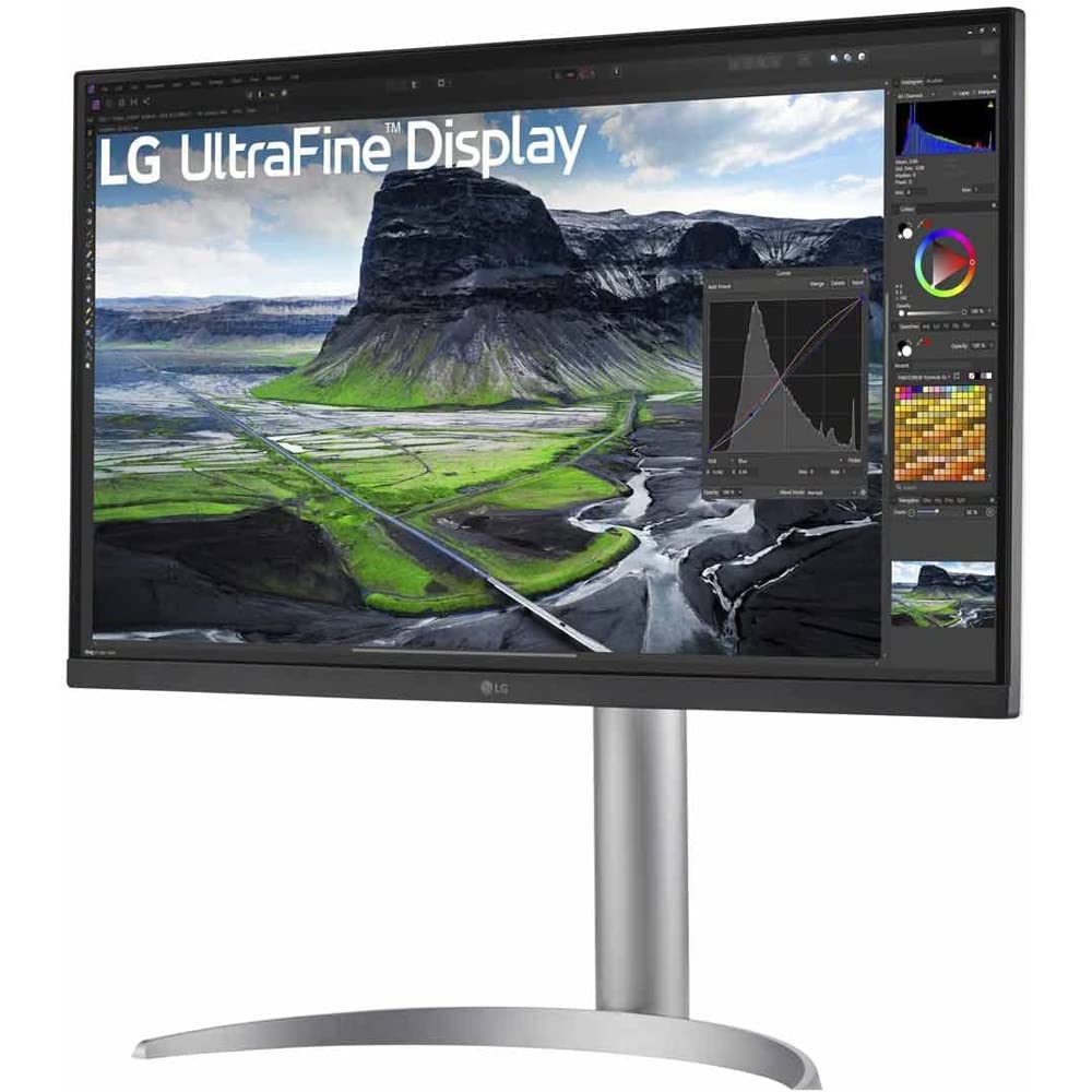 LG 27UQ850-W 27" Ultrafine UHD 4K Nano IPS Monitor with VESA DisplayHDR 400 Bundle with Elite Suite 18 Software + 2 Year Protection Warranty