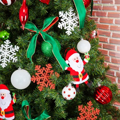 Every Day is Christmas Deluxe 80 Piece Set of Shatterproof Ornaments, Full Tree Ornament Set, Christmas Balls and Decorations (Gold-Silver)