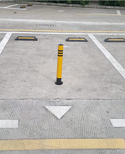 OUSIKA Parking Post, Parking Barrier, for Parking Lot Parking Post Road Parking Lot, Parking Space Lock Thickened Post Type Parking Space Lock and Floor Lock Bollard
