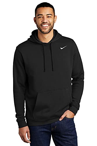Nike Men's Hoodie Black/White nkCJ1611 010 (Large)