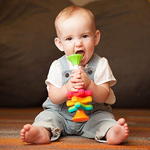 Fat Brain Toys MiniSpinny & Whirly Squigz Baby Toys