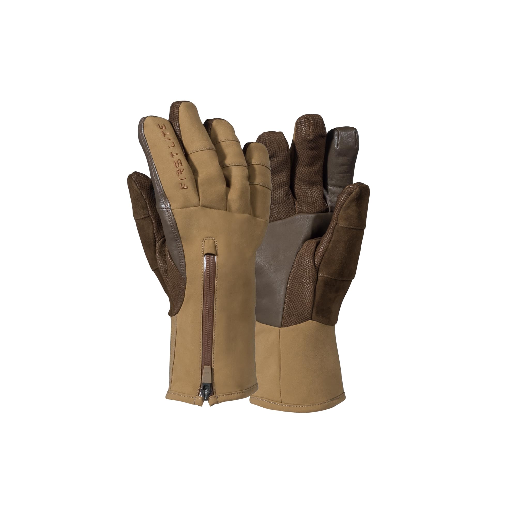 First Lite Alpine Cold Weather Glove - Wool Insulated Waterproof Camo Hunting Gloves - First Lite Cipher - Small