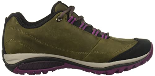 Merrell womens Siren Traveller 3 Hiking Shoe, Olive/Purple, 8 US