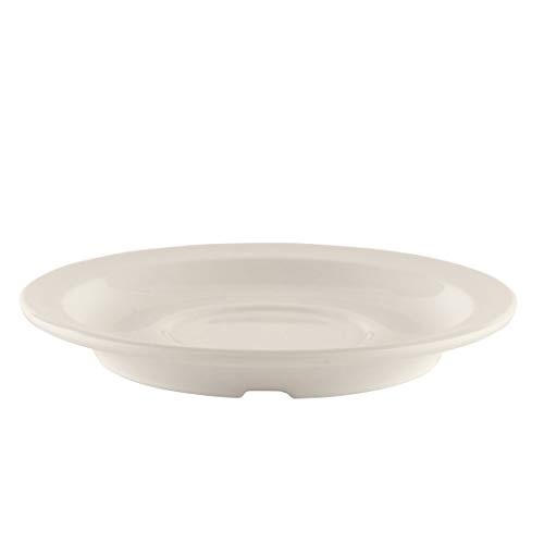 G.E.T. Enterprises DC-200-W White 5.75" Saucer for DC-100 & DC-101 (Pack of 12)