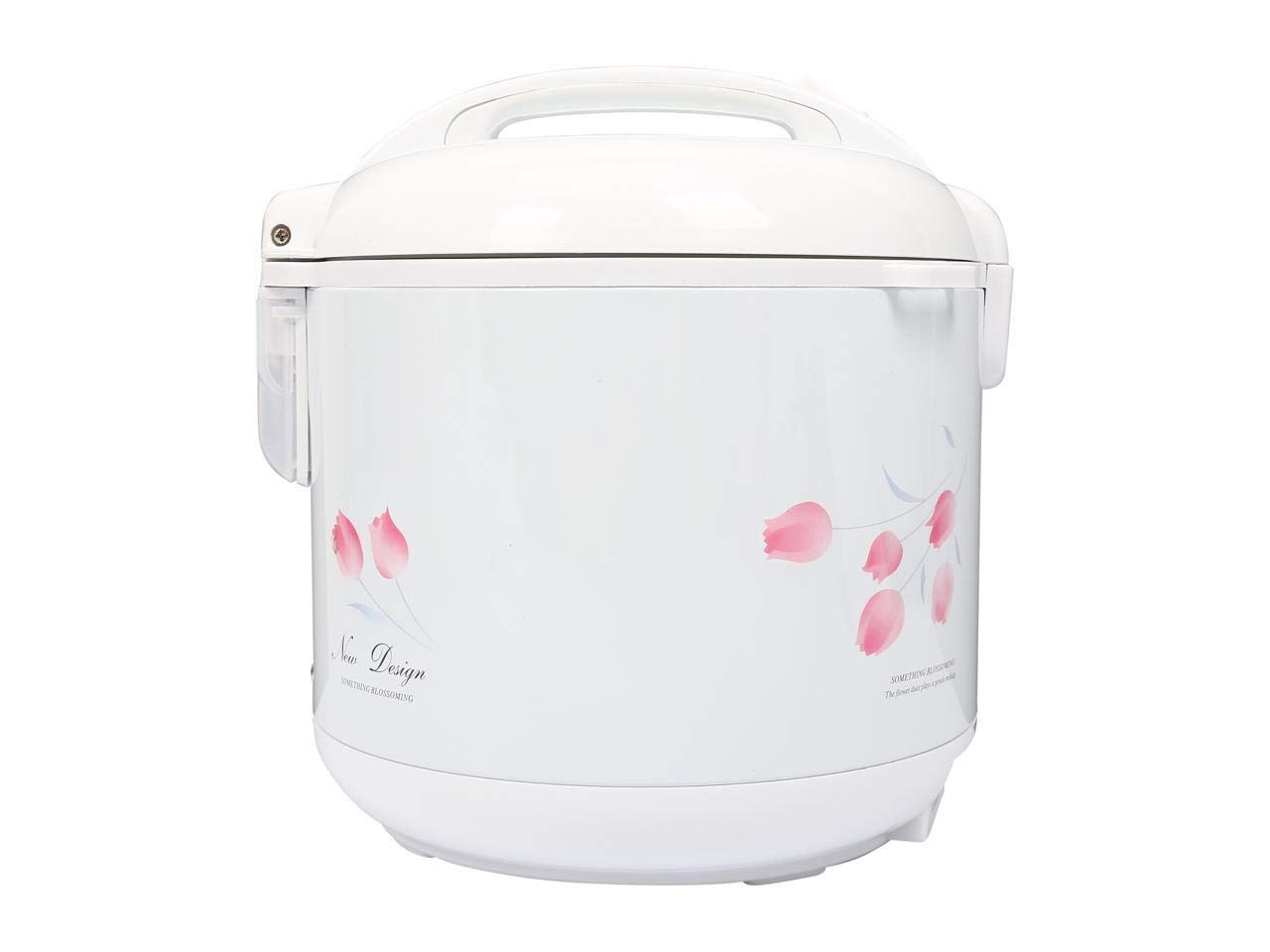 TRC-04 Cool Touch 5-Cup Rice Cooker and Warmer with Steam Basket, White