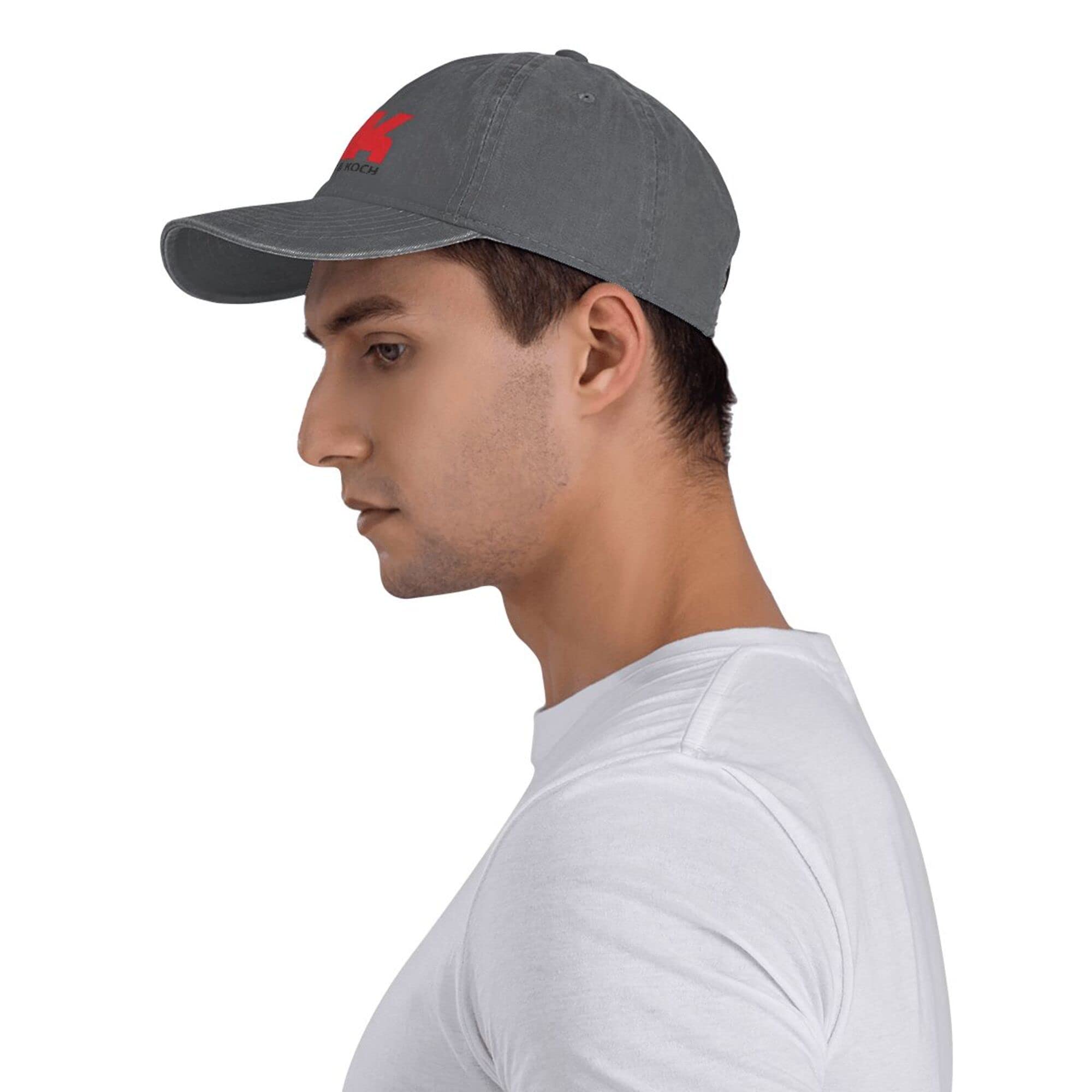Heckler and Koch Baseball Hat Funny Sports Hats Trucker Cap Retro Adjustable Magic Buckle Dad Caps Deep Heather