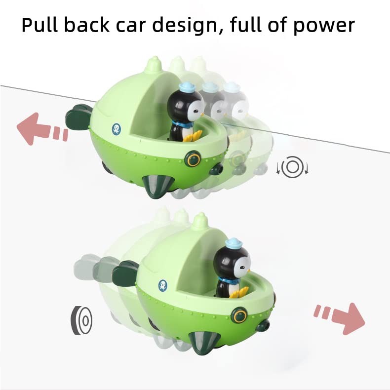 FRSHALOUIS Oct GUP Toys Pull-Back - 3Pcs GUP Rescue Vehicle Toy The Best Gift for Christmas Birthday