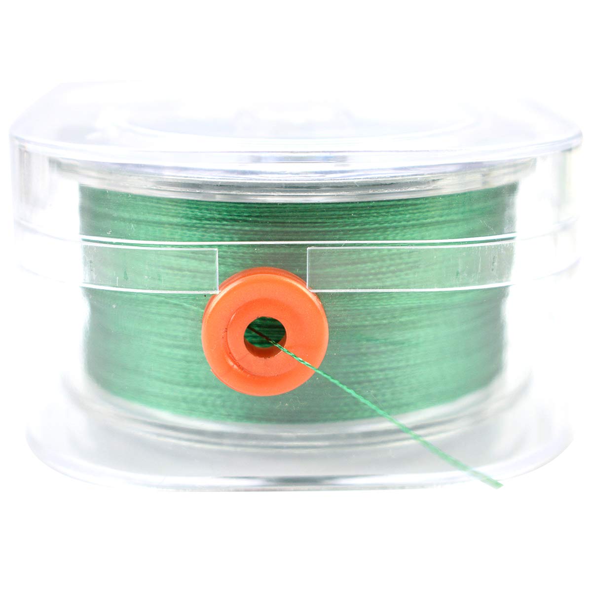 GLUREE 4 Stands Braided Fishing Line with Line Outlet Box (Multicolor Green, 0.6(12.0LB-0.0047in)-328Yds)