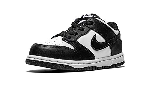 Nike Toddler Dunk Low TD CW1589 100 Black/White - Size 4C