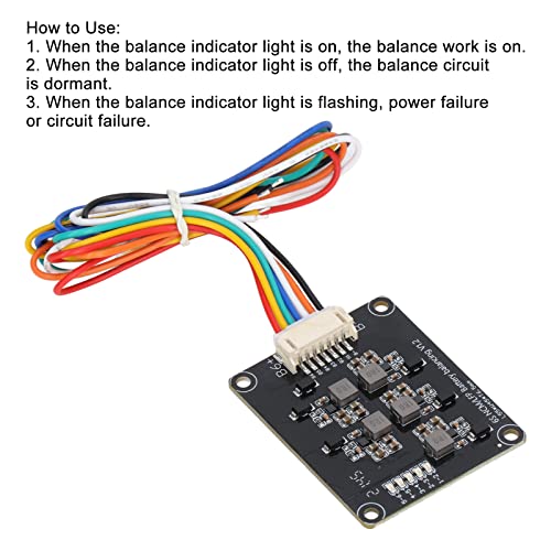 FTVOGUE Battery Active Equalizer with Cable within 30mv 1.2A BMS Balancer Inductive Balance Li Ion LFP Energy Transfer Board(6S), Other Industrial Control Components