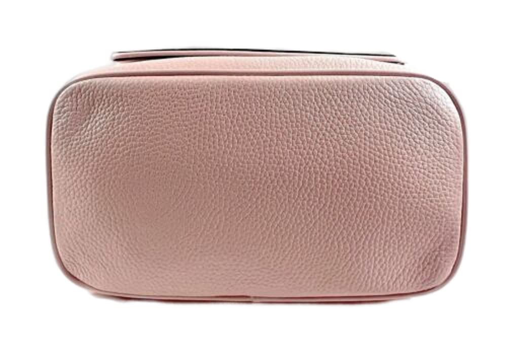 Michael Kors Adina Kenly Backpack Powder Blush Pink Pebbled Leather