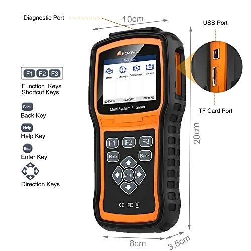 FOXWELL NT530 for Mercedes Benz Sprinter Multi-System OBD2 Diagnostic Scanner Read Erase Error Codes