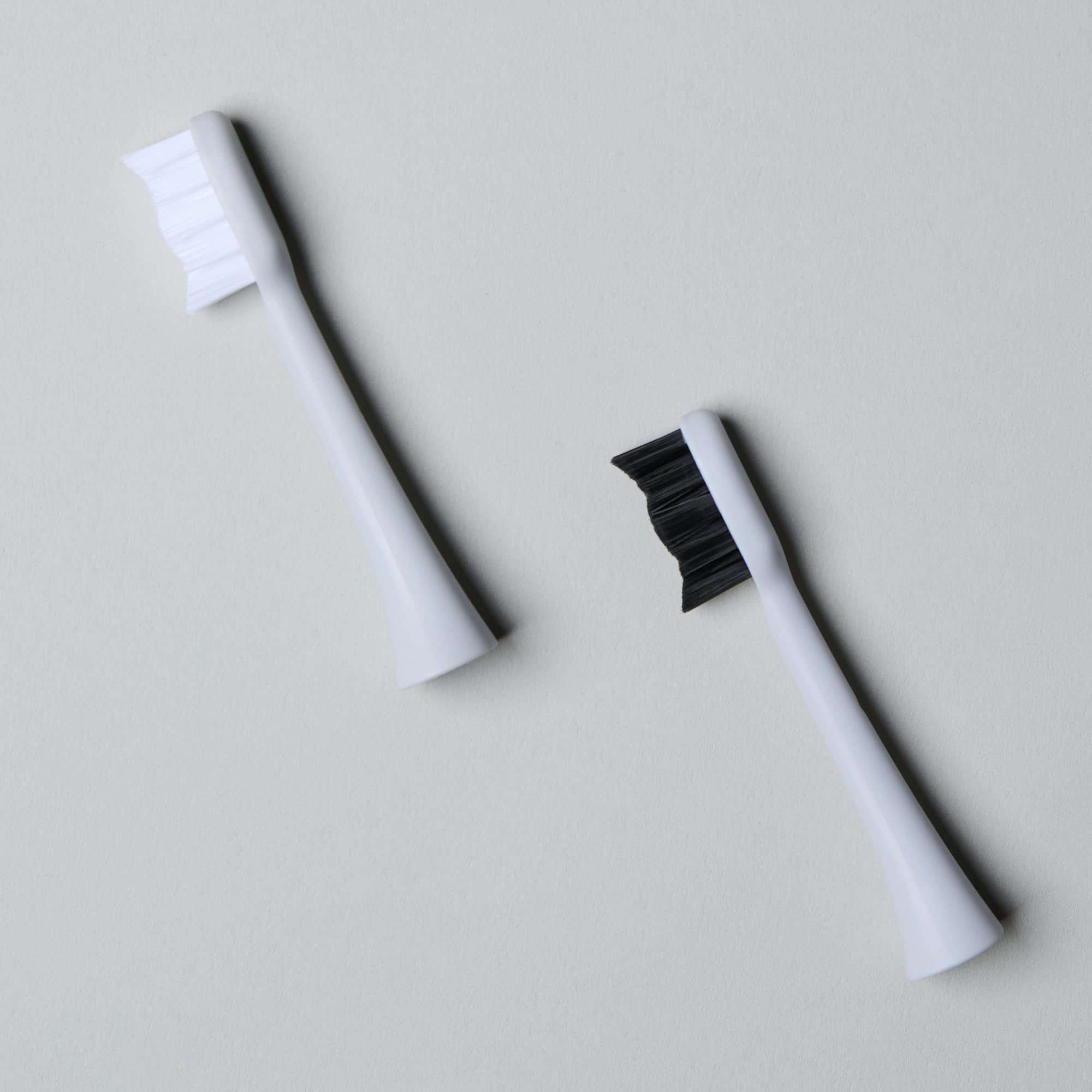 MOON Sonic Electric Toothbrush Replacement Brush Heads 2 Pack, Platinum