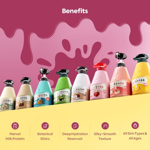 WELCOS KWAILNARA Coconut Milk Body Lotion – Korean Body Lotion for Deep Hydration & Silky Smooth Skin 560 g / 19.75 Fl. Oz