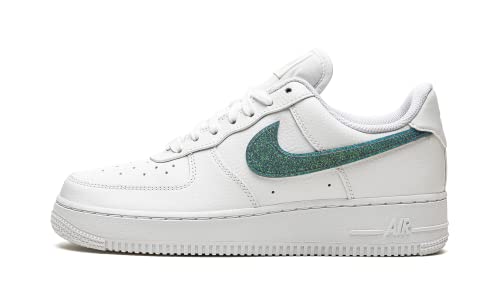 Nike Womens W Air Force 1 '07 ESS DH4407 100 Glitter Swoosh - Celery - Size 7W