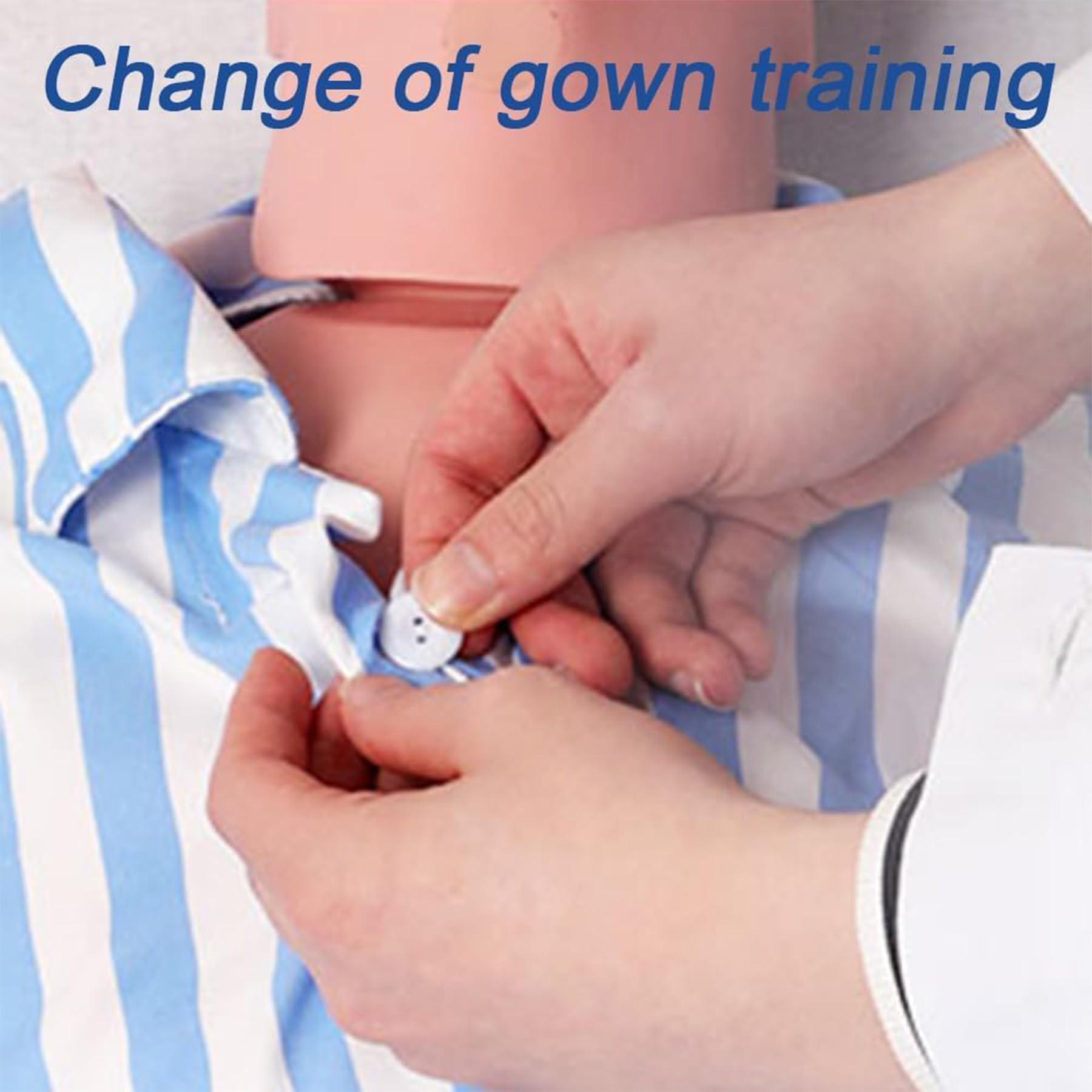 Multifunctional Nursing Simulator, Medical Dummy for Nurse Practice and Operation Teaching, Hospital Gown and Replace Module for Practicing Essential Nursing and First Aid Operations Skills (Female)