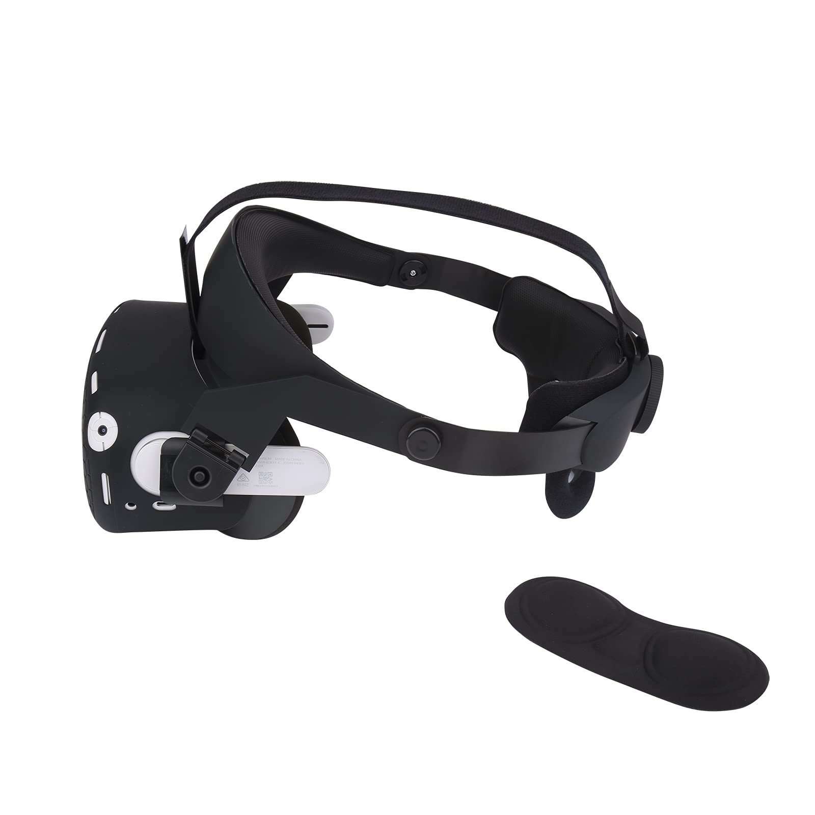 iovroigo adjustable head strap suitable for Oculus quest 2, elite strap replacement ,Enhanced Support and Comfort in VR (Black)