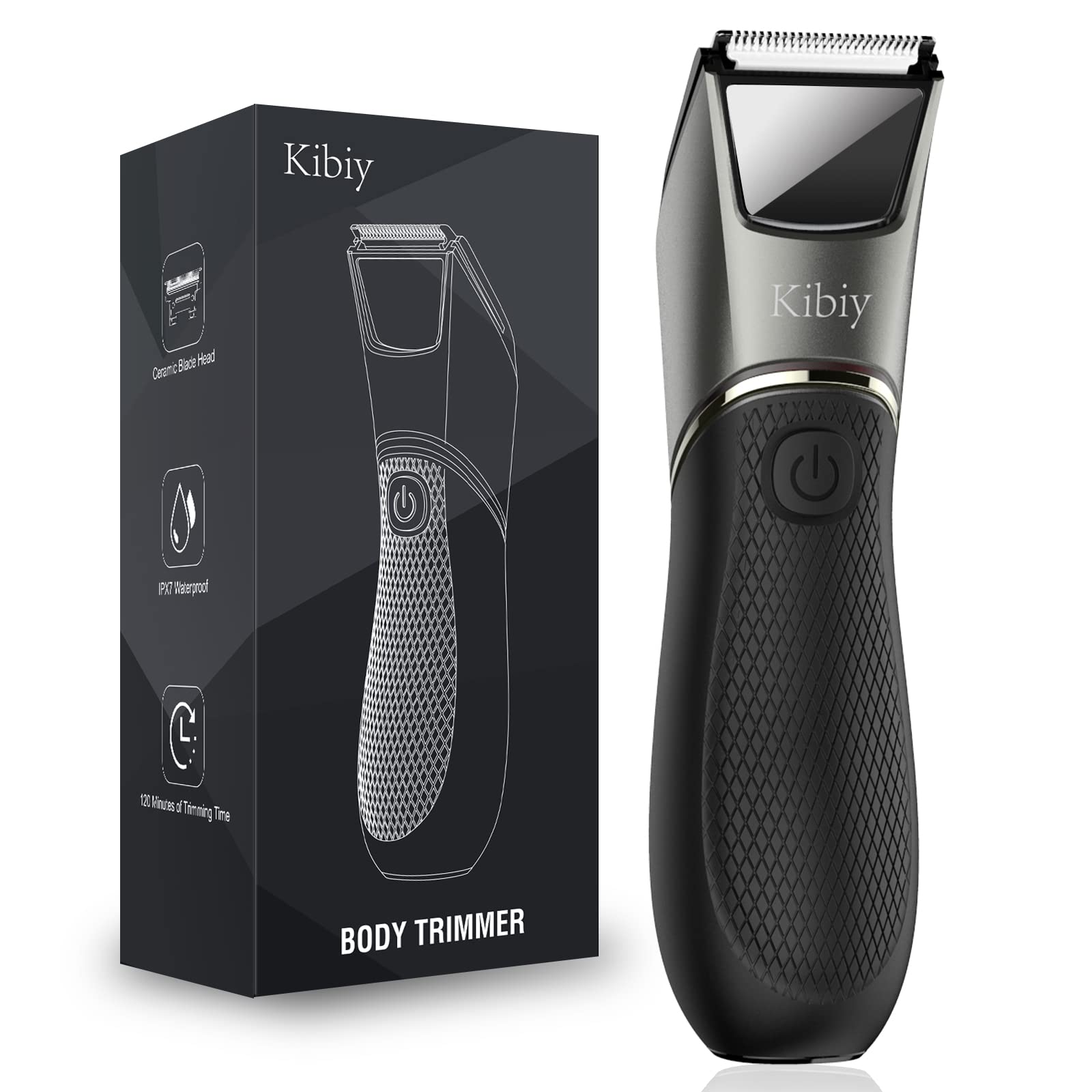 Kibiy Electric Groin Hair Trimmer Ceramic Blade Head, Hygienic Trimmer Replacement Clipper Blades, Personal Shaver Replaceable Blade, 1 Pack