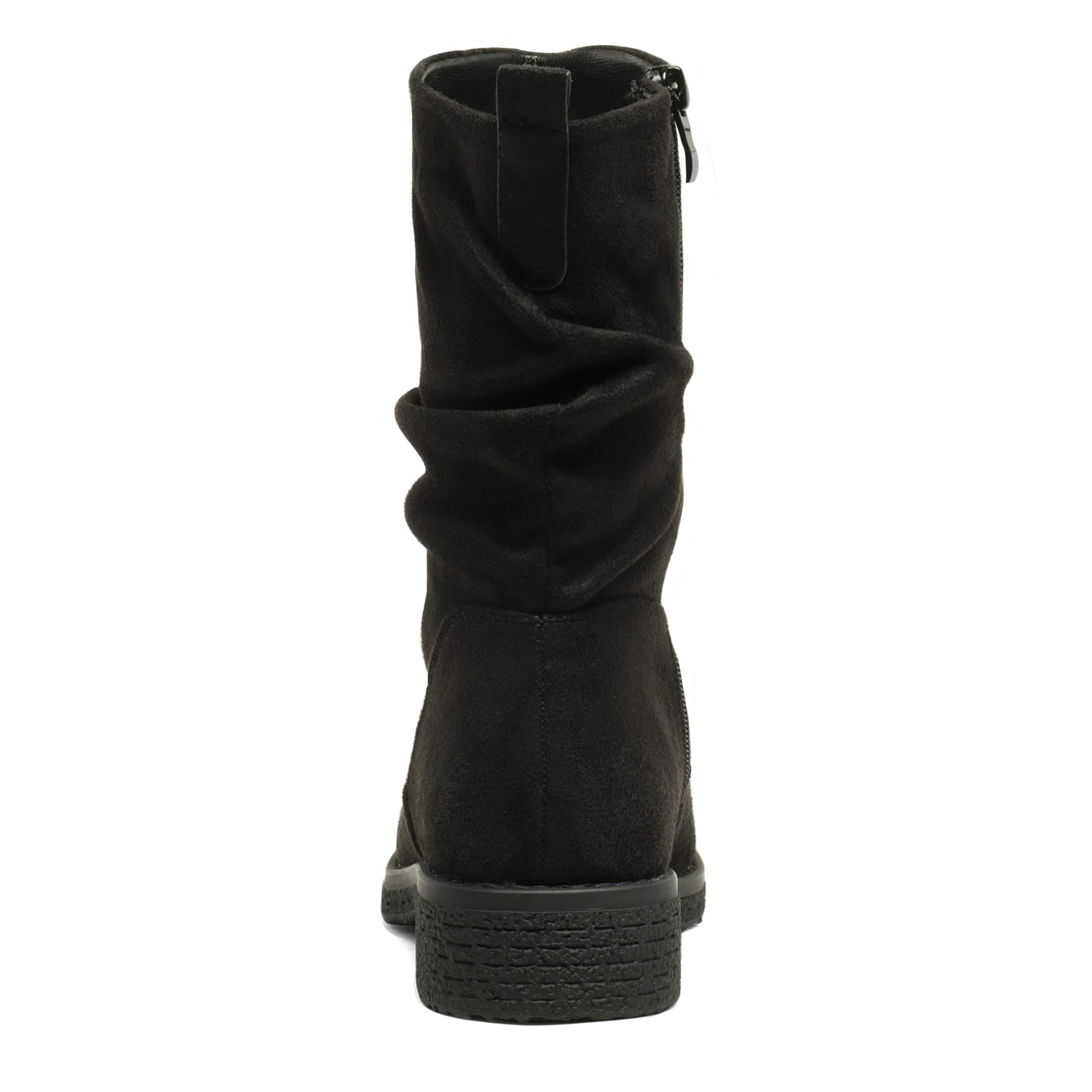 DREAM PAIRS Women's DMB213 Mid Calf Combat Riding Fashion Winter Boots Black Size 8