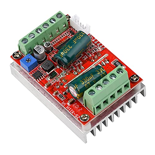 Lanyazet DC 6-60V 400W BLDC Three Phase DC Brushless Motor Controller PWM Hall Motor Control Driver Board 12V 48V