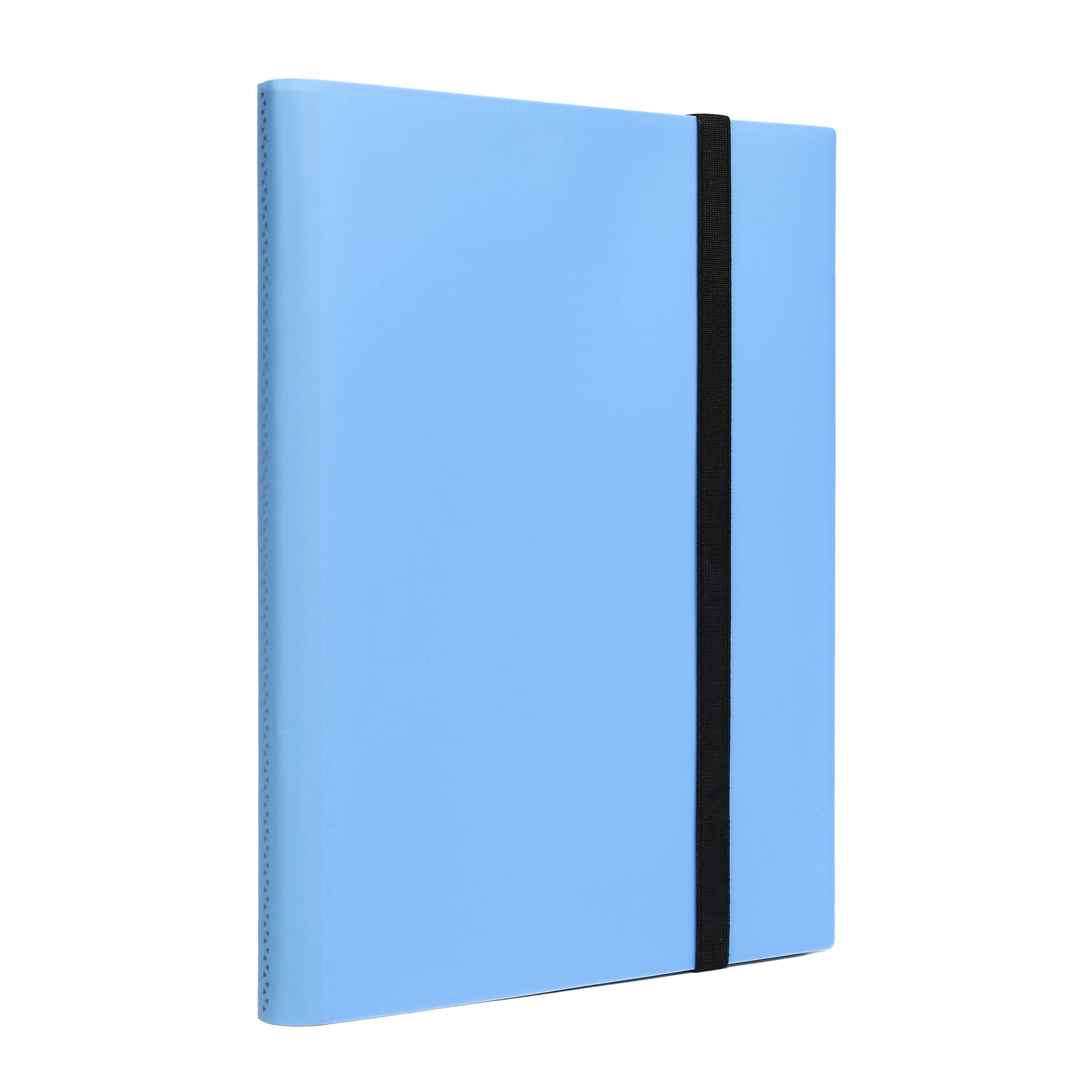 HYUTOTA 9 Pocket Trading Card Album Binder Folder with Sleeves, Fits 360 Cards(Baby Blue)