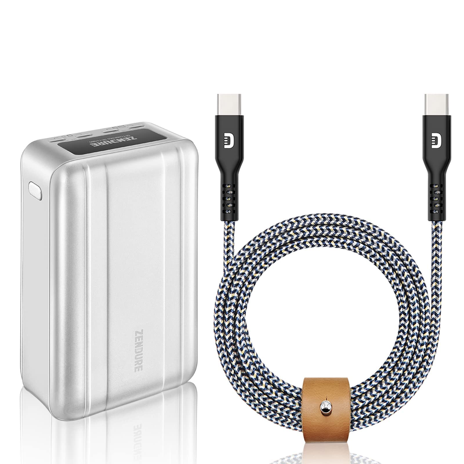 Zendue SuperTank Pro 100W Power Bank& 100W USB C to USB C Cable