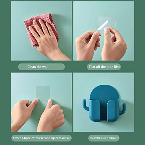 Mllkcao WallMounted Storage Boxes No Punching Storage Rack Remote Control Panel Storage Organizers Durable Rubber army Green