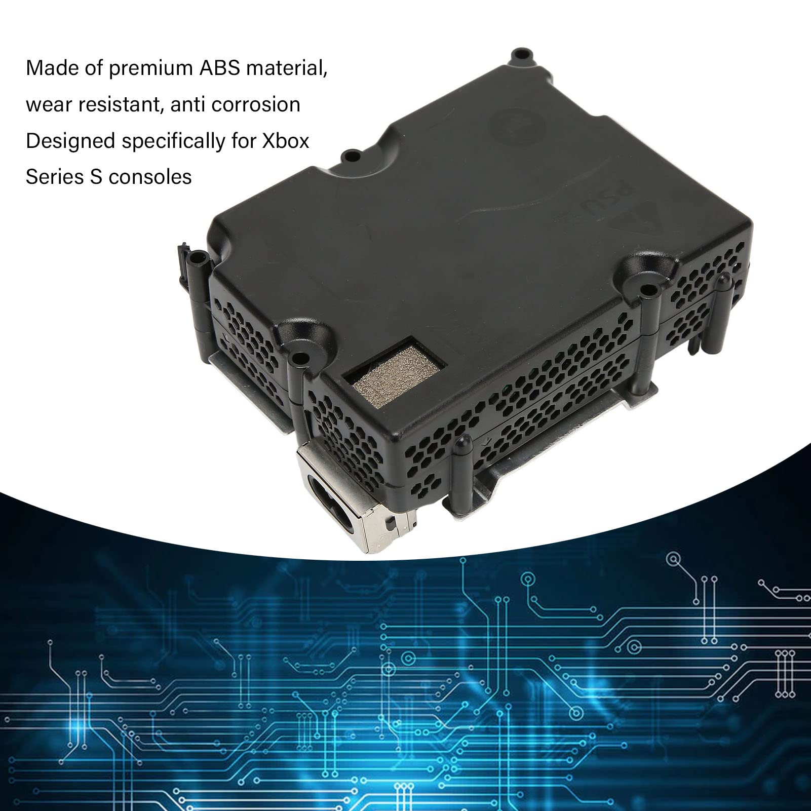 Hilitand for Xbox Series S Internal Power Supply Adapter, Professional 100 to 240V AC Power Supply Brick Adapter Replacement for Xbox Series S Game Console(#1)