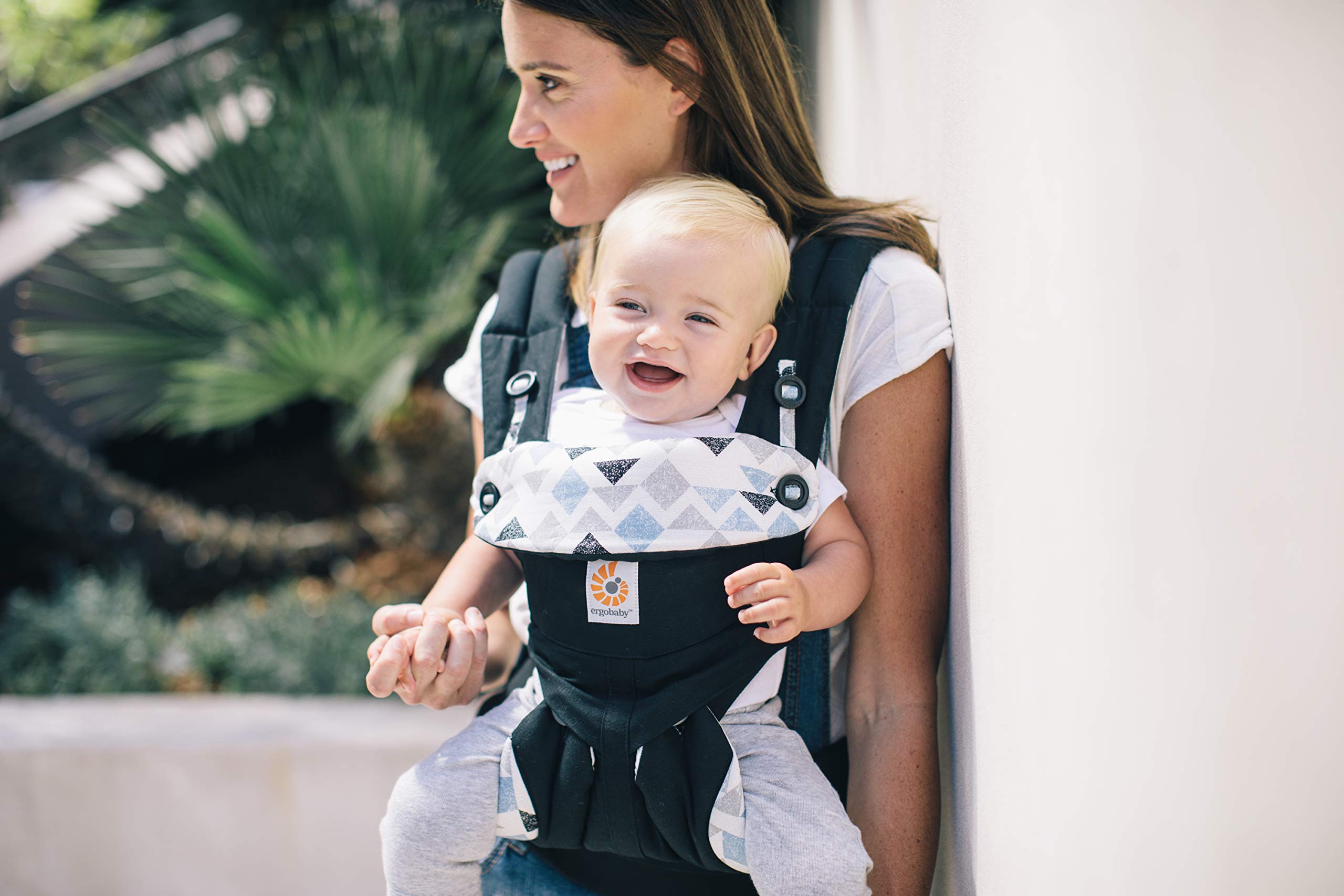 Ergobaby 360 All-Position Baby Carrier with Lumbar Support (12-45 Pounds), Triple Triangle