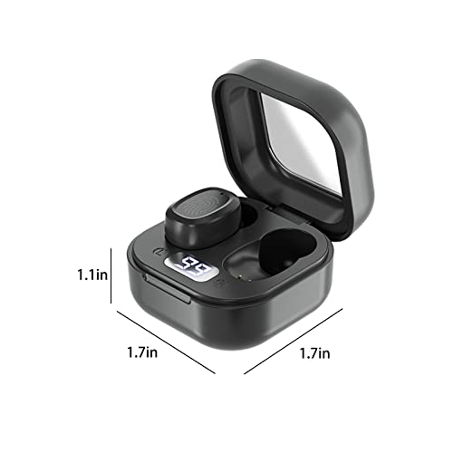 Karymi Wireless Bluetooth Headphones,Waterproof Low Latency Noise Cancellation HD Calls Stereo HiFi Sound Qualityt,with Charging Case, for Driving Travel Game Sports, for iOS Android