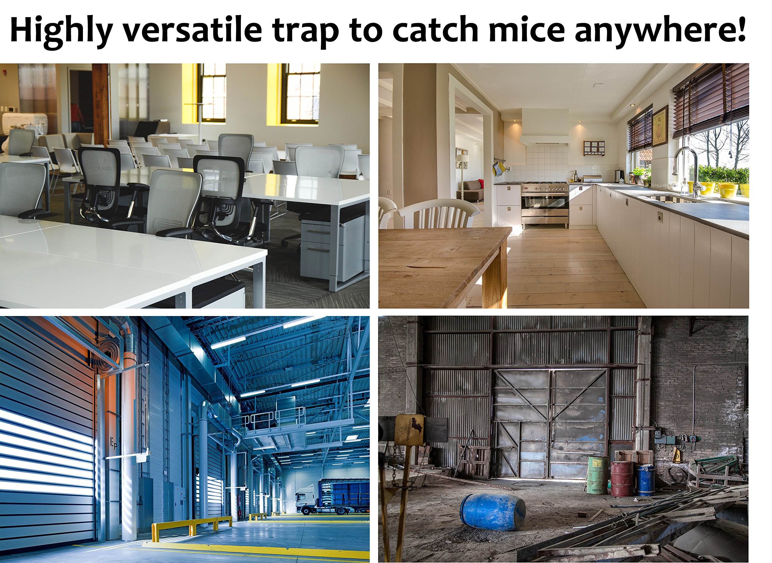 Rat Trap - Humane No Kill No Touch Live Rodent Trap that Works - Safe for Children and Pets - Indoor or Outdoor Use