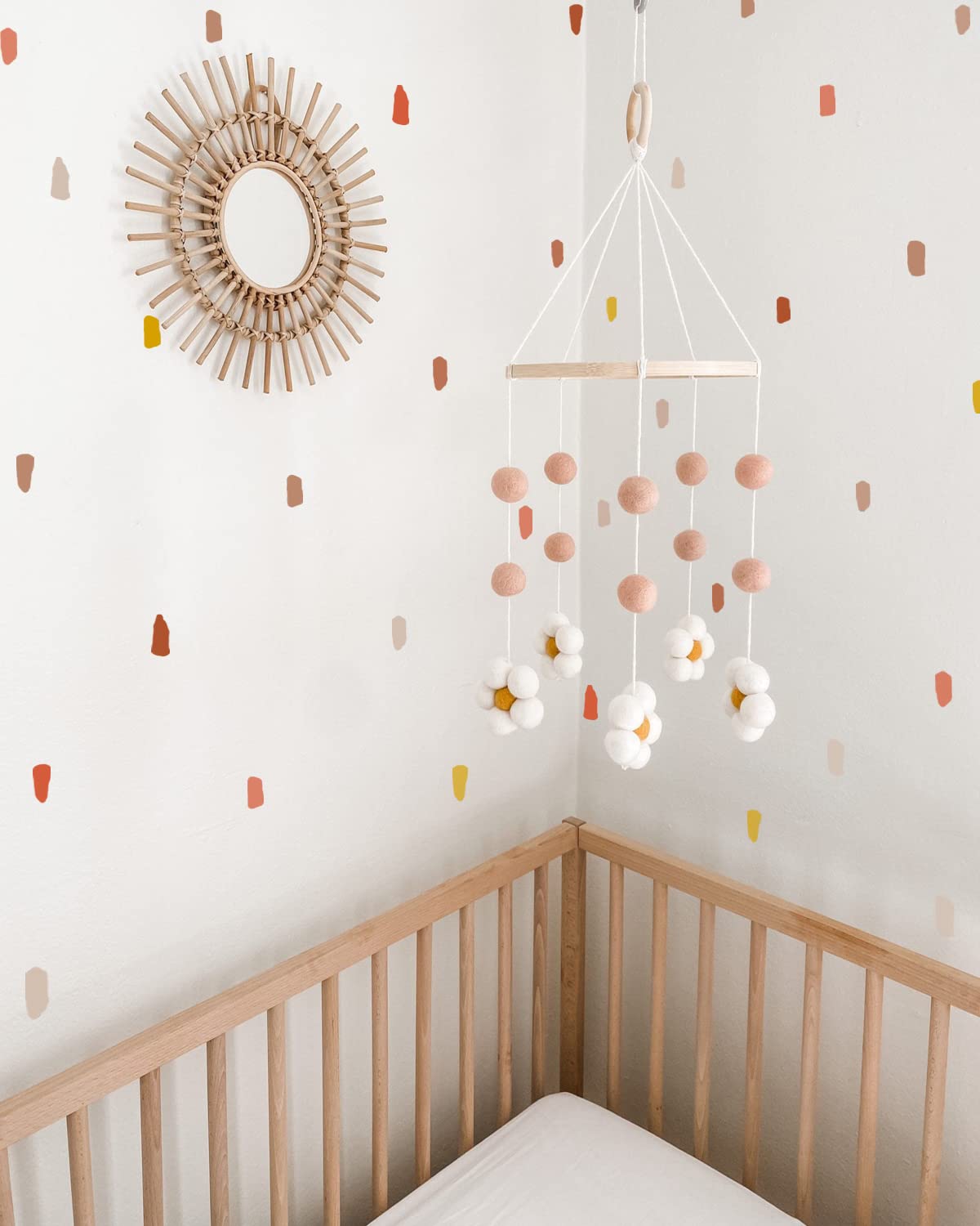 Line Wall Decals Peel and Stick Removable Wall Stickers Abstract Modern Wall Art Kids Room Wall Decor Boho Wall Decals for Baby Nursery Decor