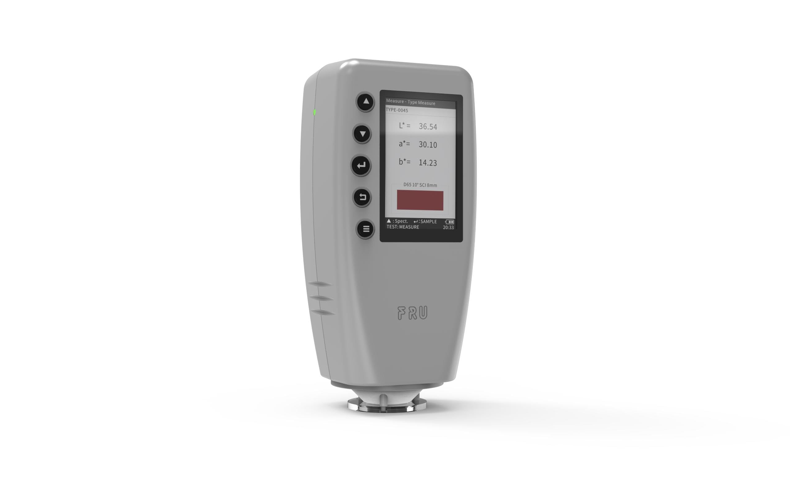 New Digital Portable Colorimeter WR10 Color Reader Color Analyzer, Aperture: 8mm, CIELAB, Wavelength: 400nm-700nm, Accuracy △E<0.05, Color Simulation, with White/Black Calibration Board